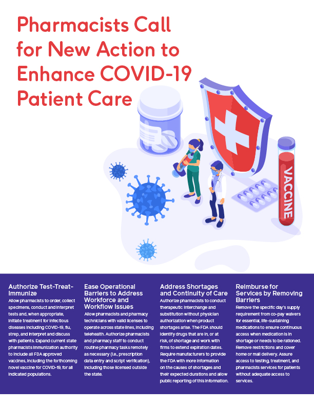 Pharmacist Advocacy Groups Call for New Action to Enhance COVID-19 ...